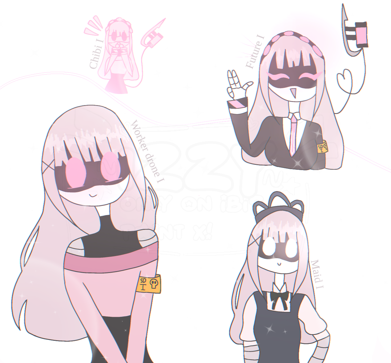 Different versions of I !! - ibisPaint