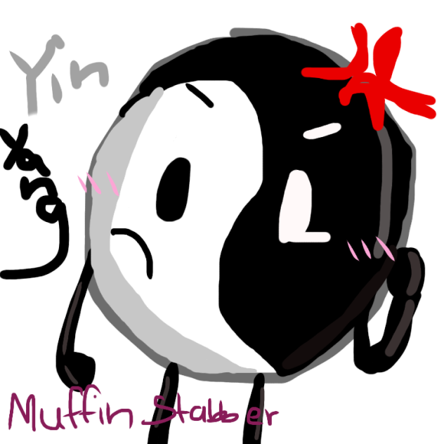 Yin-Yang Inanimate insanity speedpaint - ibisPaint