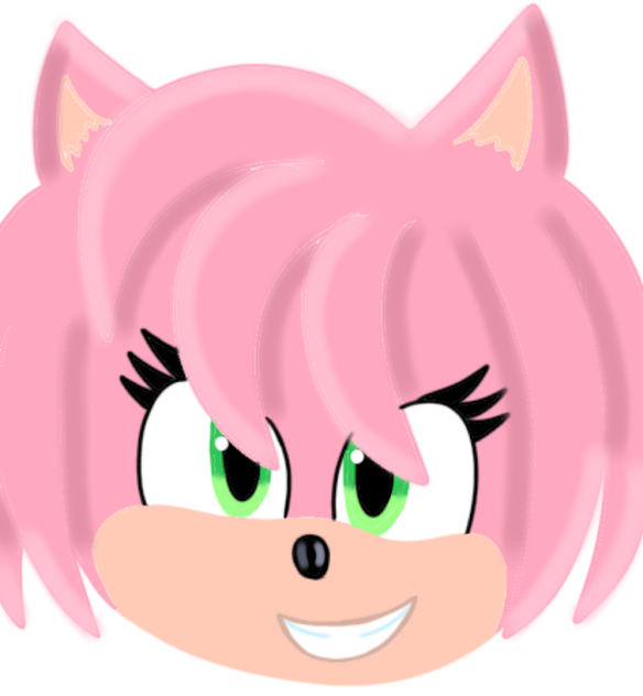 Movie Amy Rose Head - ibisPaint