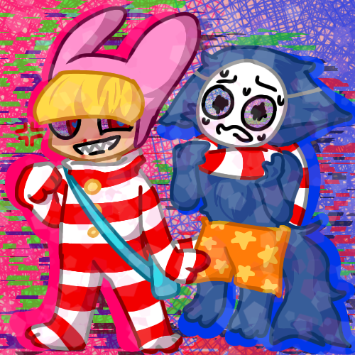Popee and Kedamono - ibisPaint