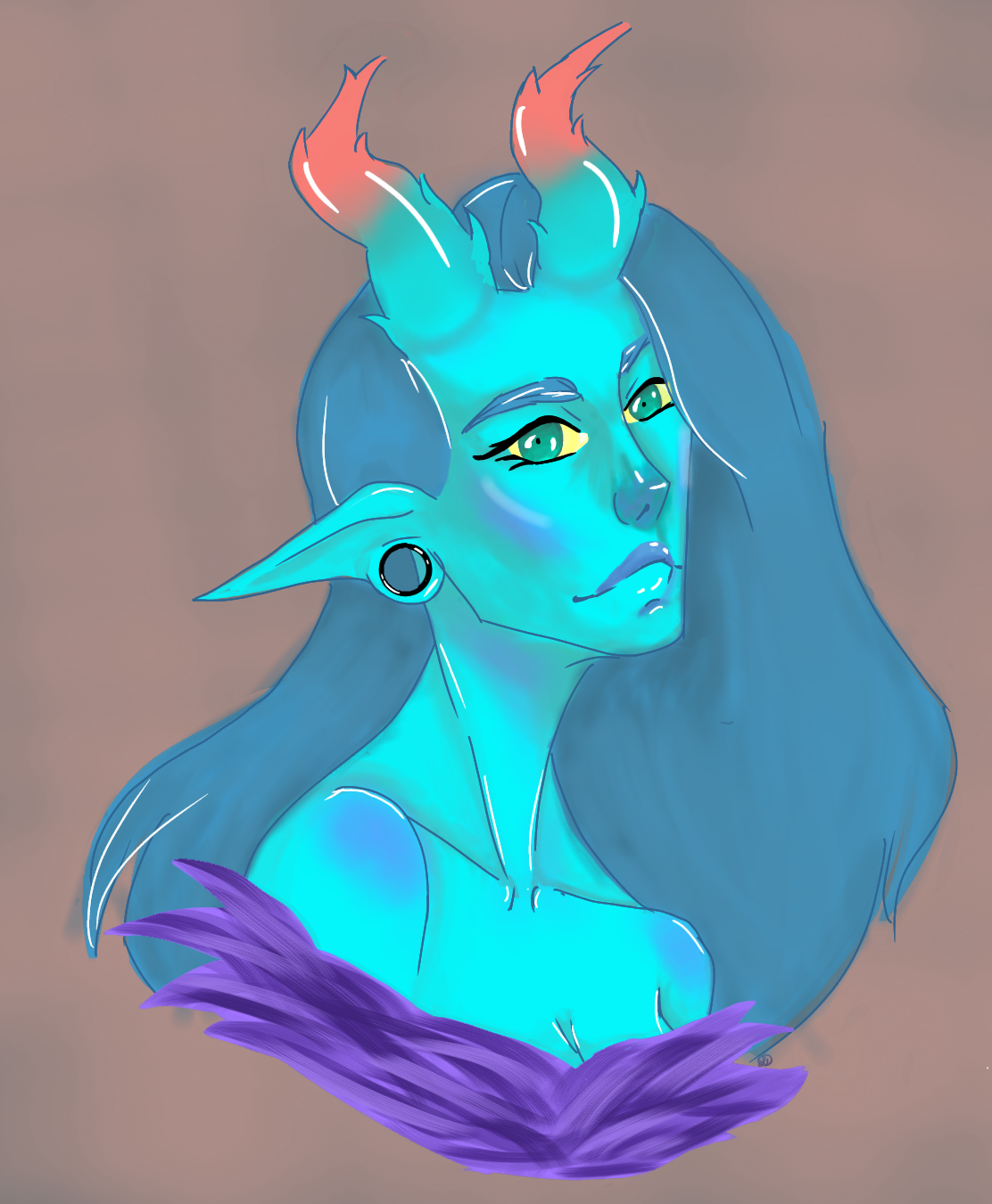 Water nymph - ibisPaint