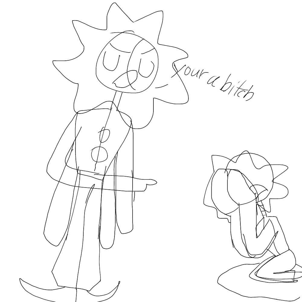 If eclipse insulted sun - ibisPaint