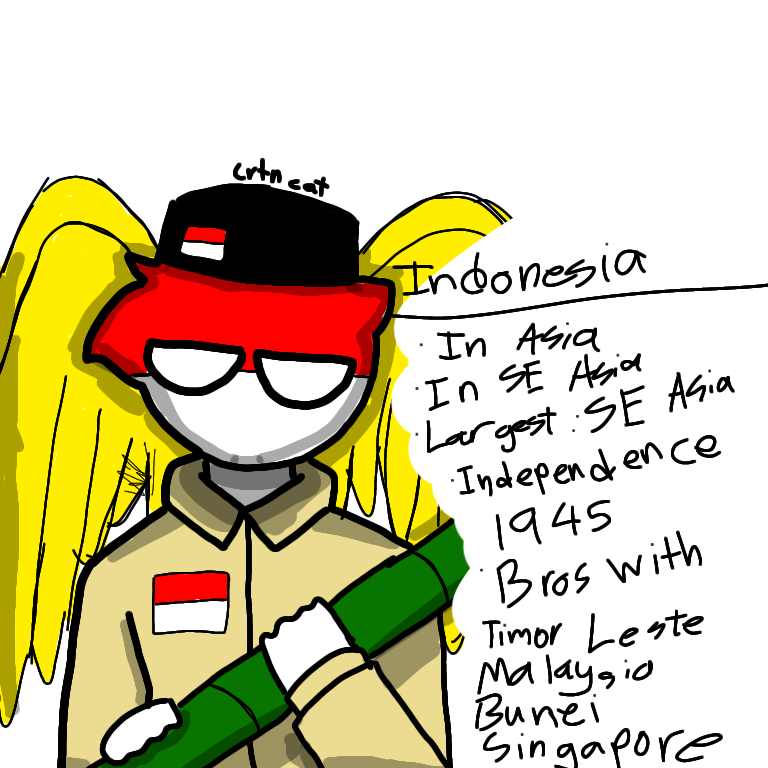 Indonesia (countryhumans) - ibisPaint