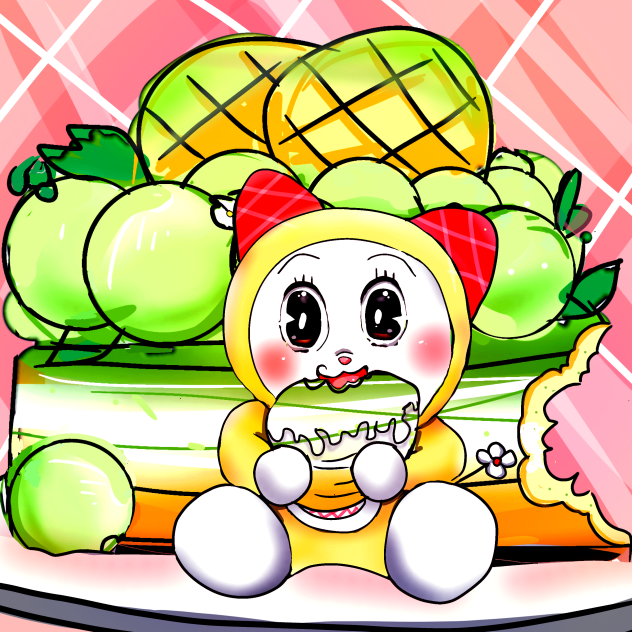 Dorami ️melon cream cake - ibisPaint