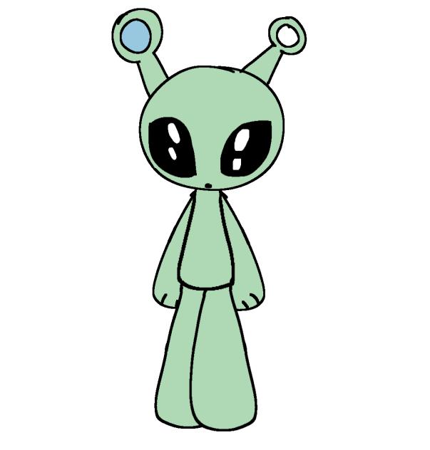 silly alien - ibisPaint