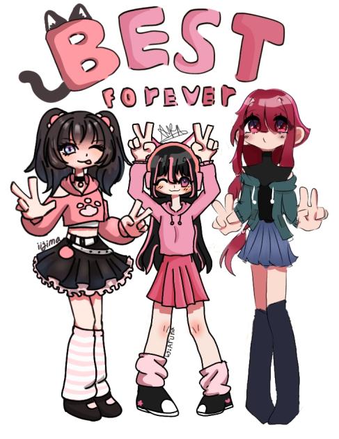 collab with Aruna & Rika - ibisPaint