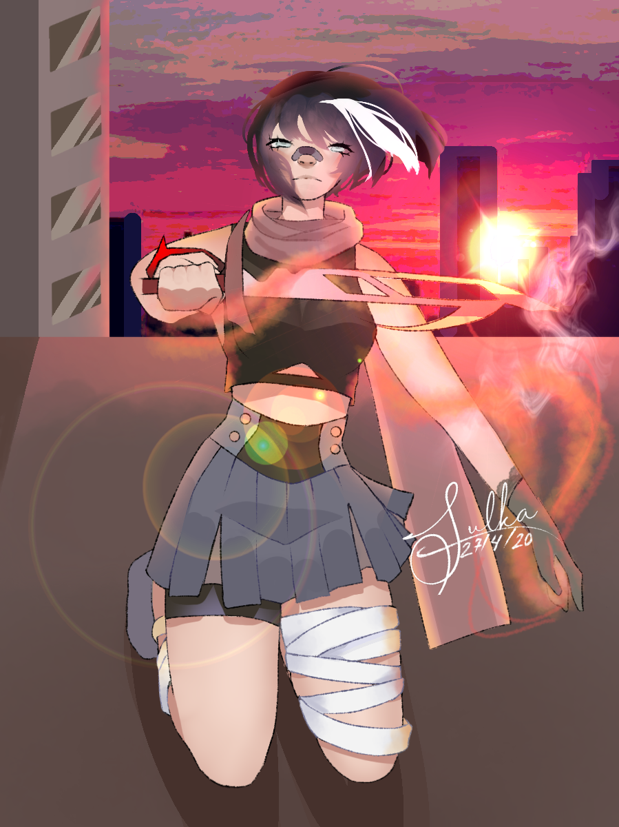 119 Flaming Sky - ibisPaint