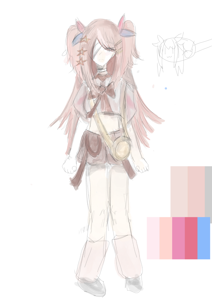 my custom skin for airi momoi - ibisPaint