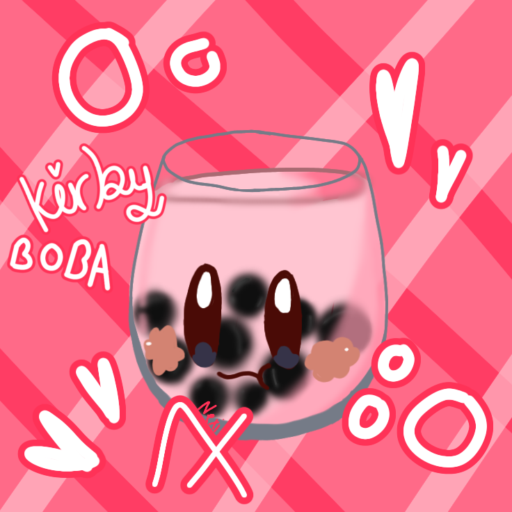 Kirby Boba Tea! - ibisPaint