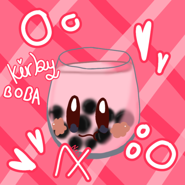 Kirby Boba Tea! - ibisPaint
