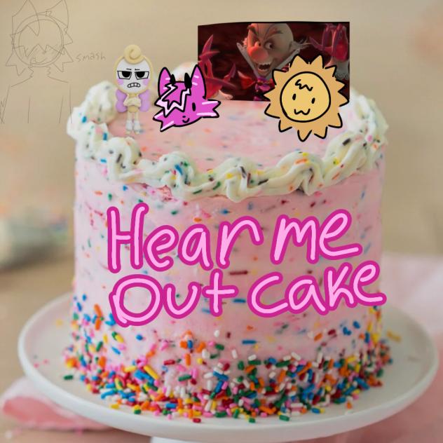 my hear me out cake 🤑 - ibisPaint