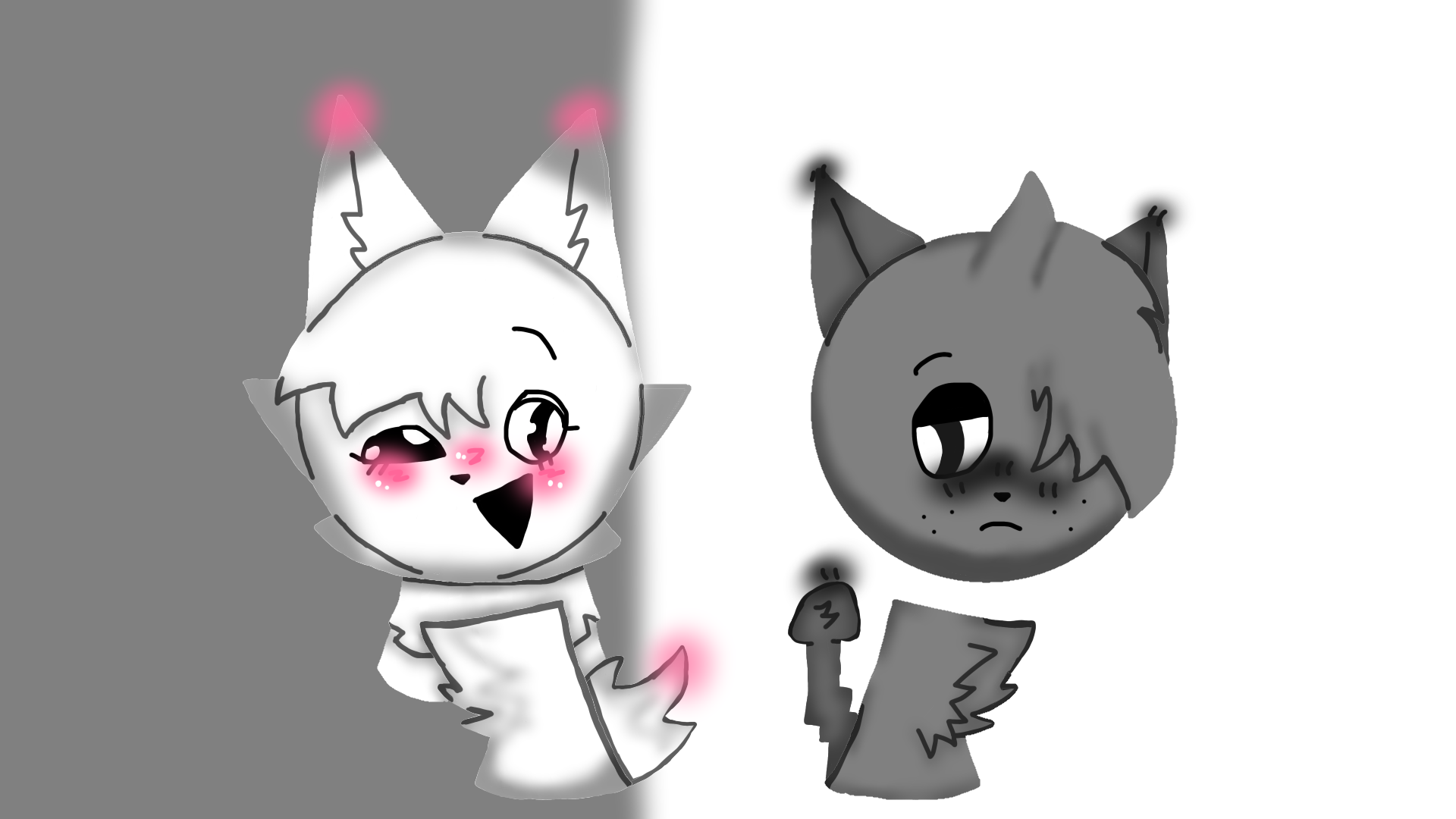 Wenda and gray - ibisPaint