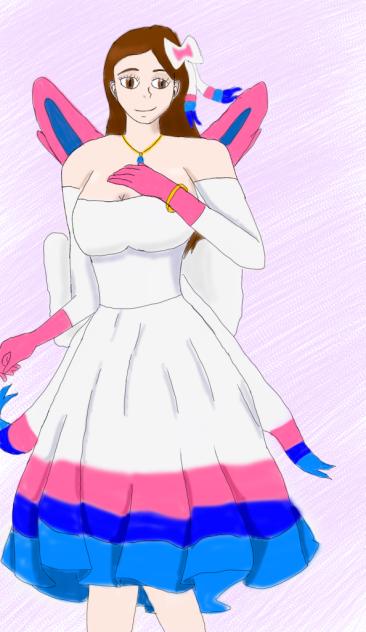 OC Sylveon dress - ibisPaint
