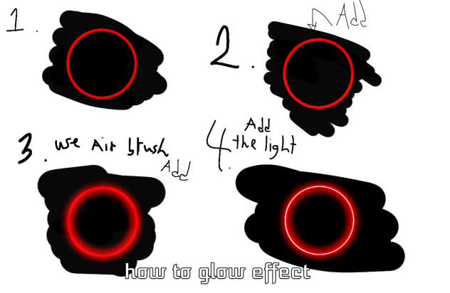how to do the glow effect - ibisPaint