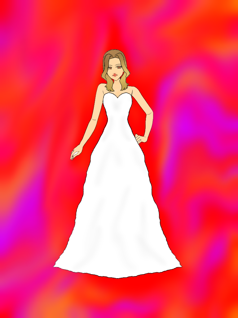 wedding dress - ibisPaint