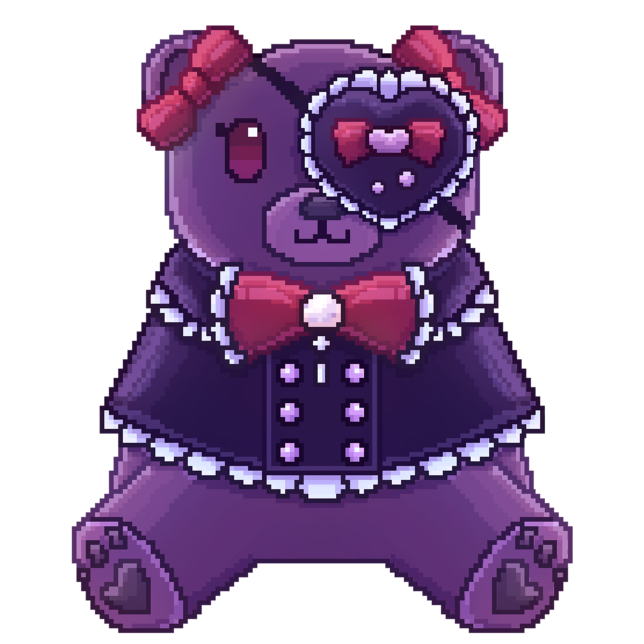 Teddy bear (pixel) - ibisPaint