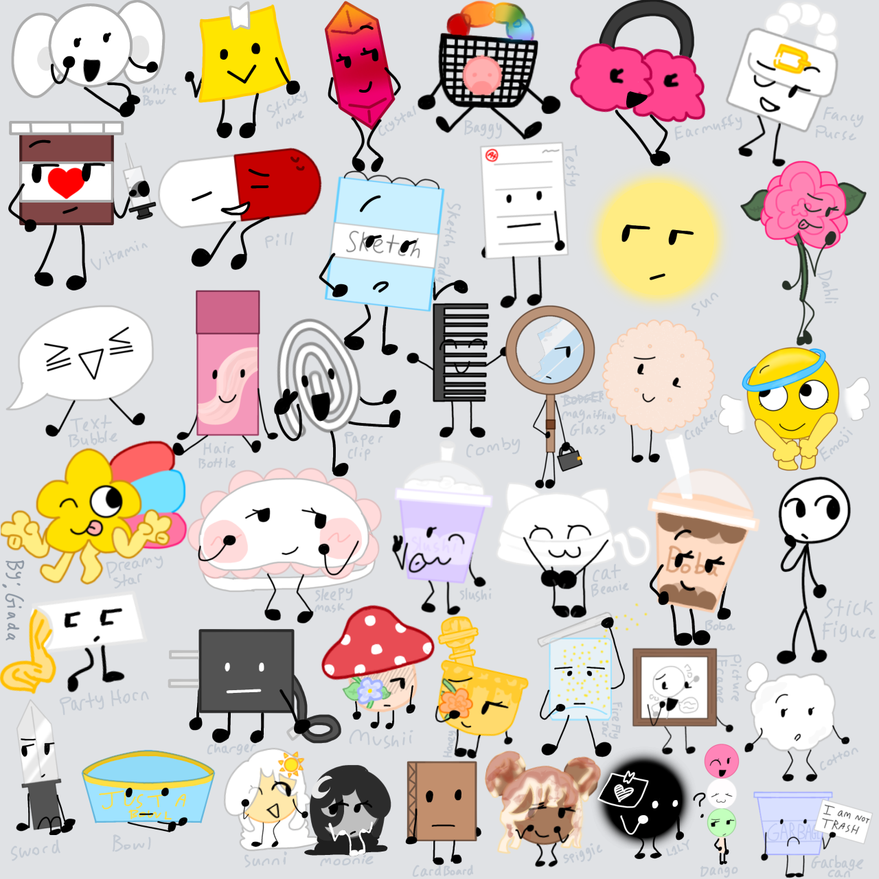 すべての私のオブジェクト OCS.. ┆ALL MY OBJECT OCS.. - ibisPaint