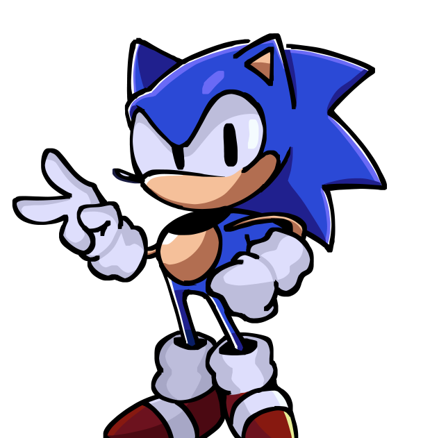 Sonic Re-Draw - ibisPaint