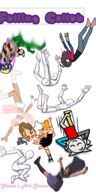 falling collab - ibisPaint