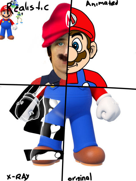 4 modos de mario bros - ibisPaint