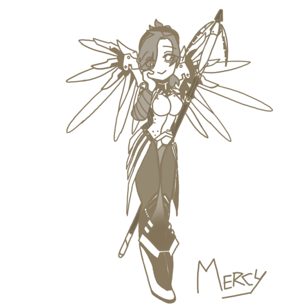 Overwatch-Mercy - ibisPaint
