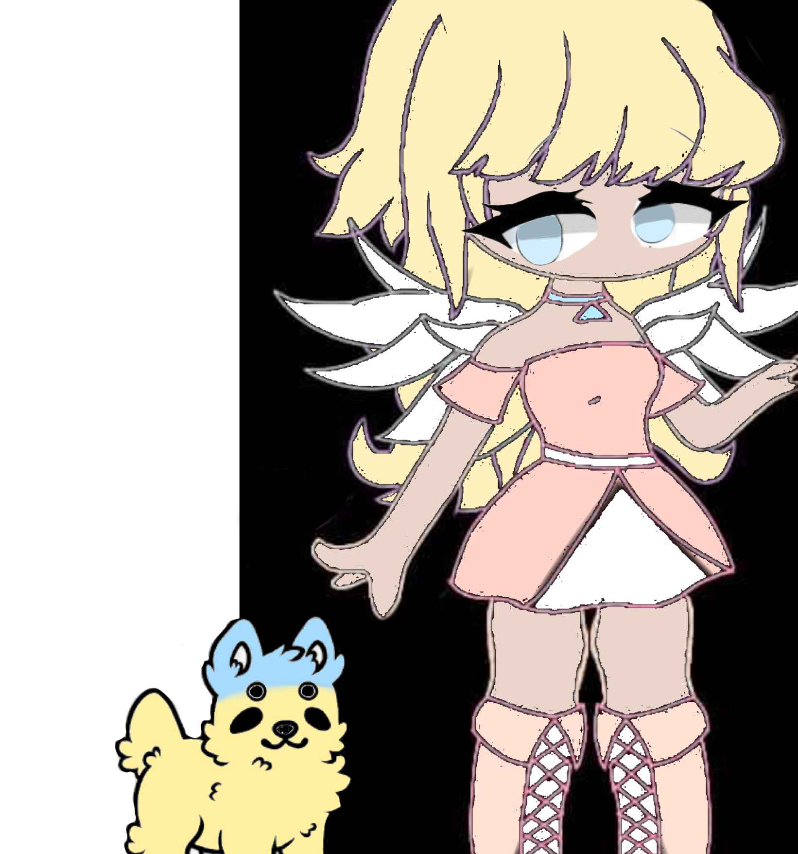 drawing a random gecha charactar - ibisPaint