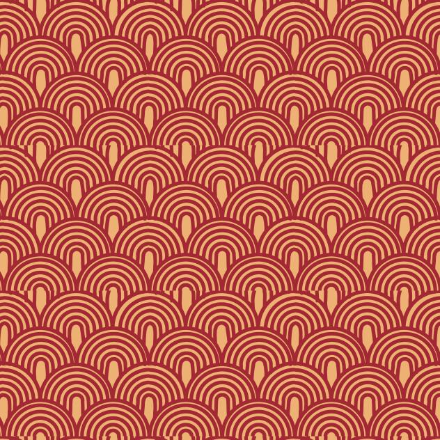 seigaiha red pattern - ibisPaint