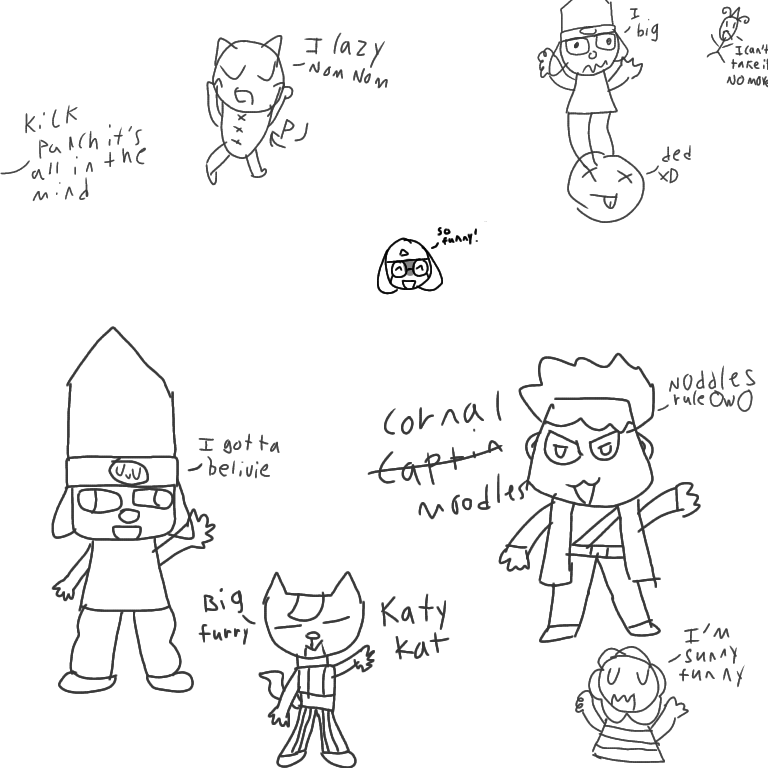 PaRappa the rapper 2 in a nutshell - ibisPaint