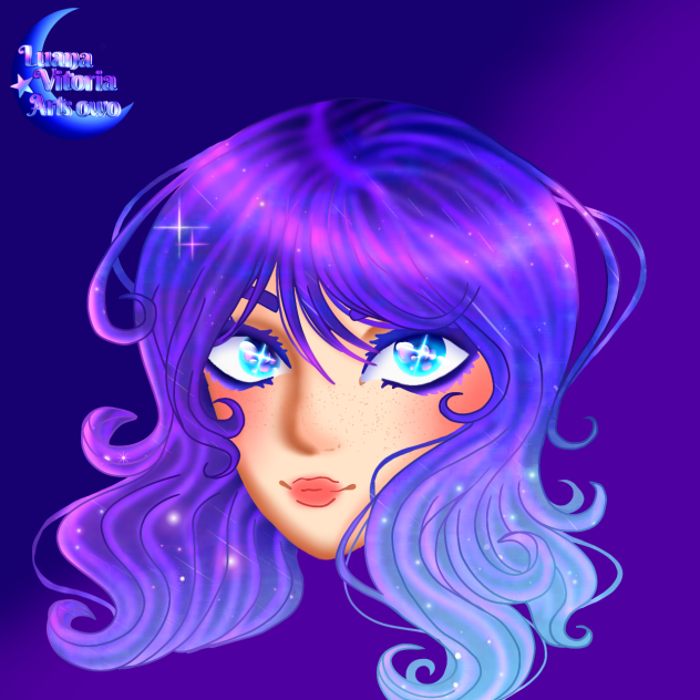 Galaxy Hair - ibisPaint