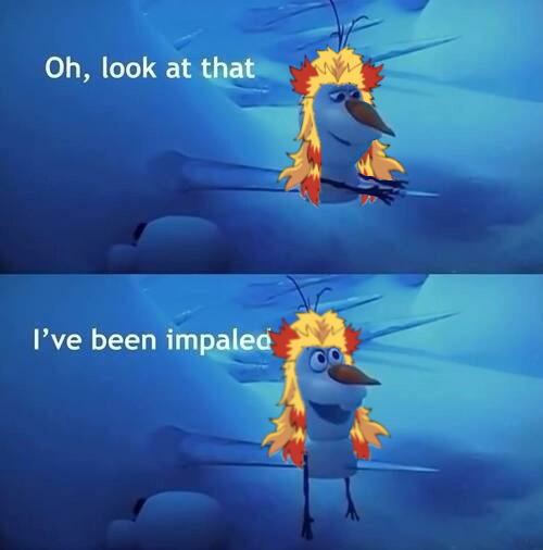 plot twist. olaf is rengoku - ibisPaint