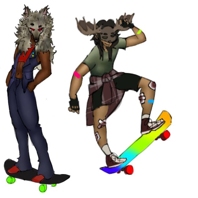 Oskar and moose ^^ - ibisPaint