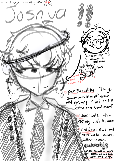 joshua profile my (my oc hehrh) - ibisPaint