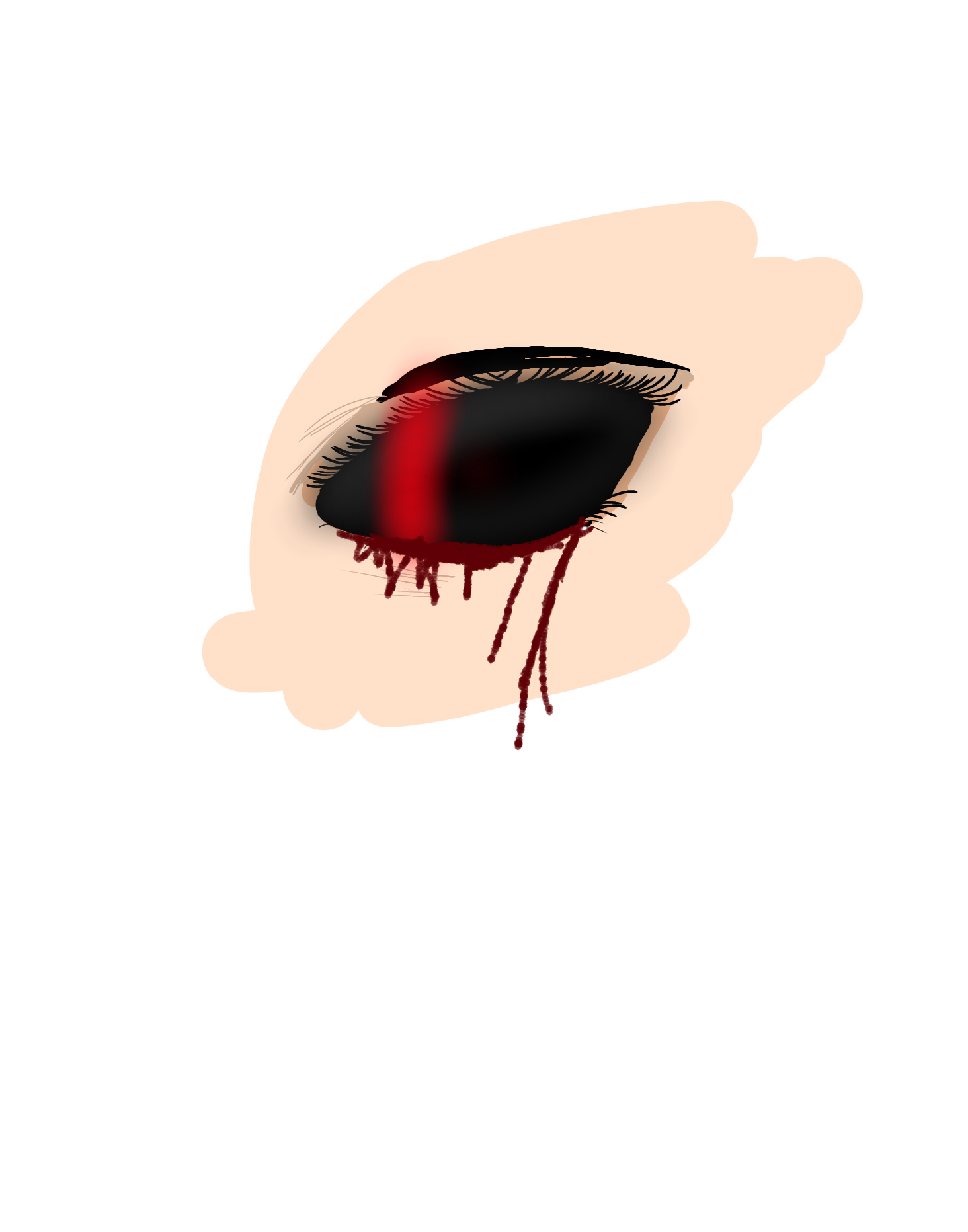Gross crusty eye - ibisPaint