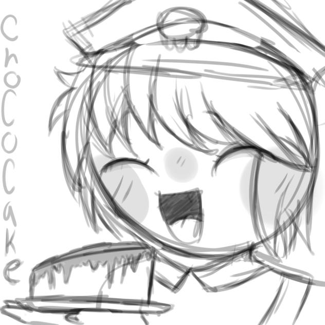 Reich doodle chococake - ibisPaint