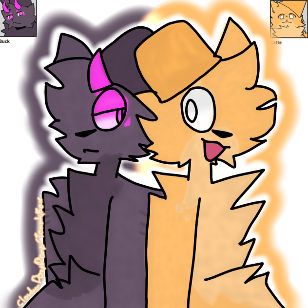 Catte + Buck - ibisPaint