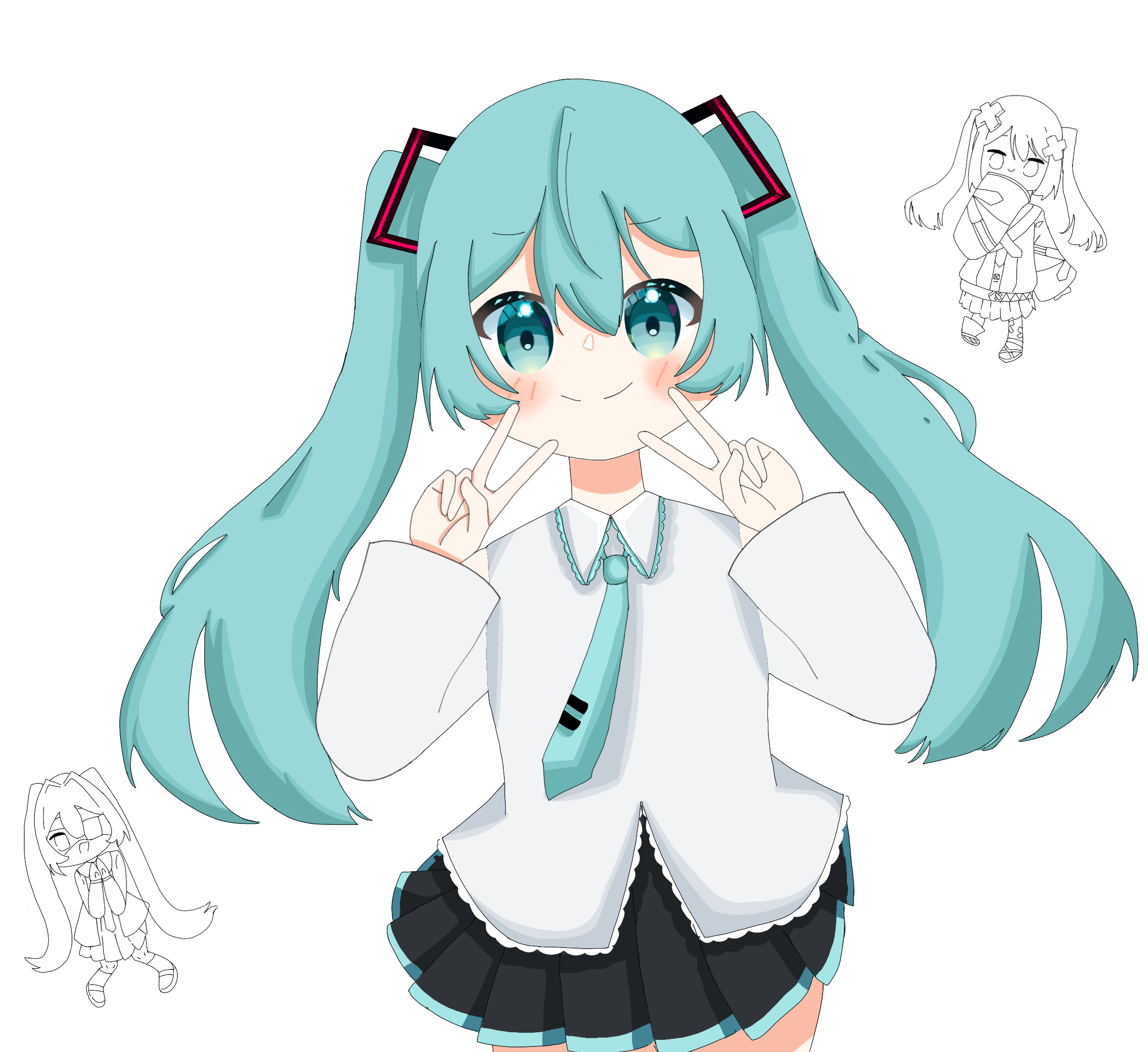 1213 ミクの日！途中版 - ibisPaint