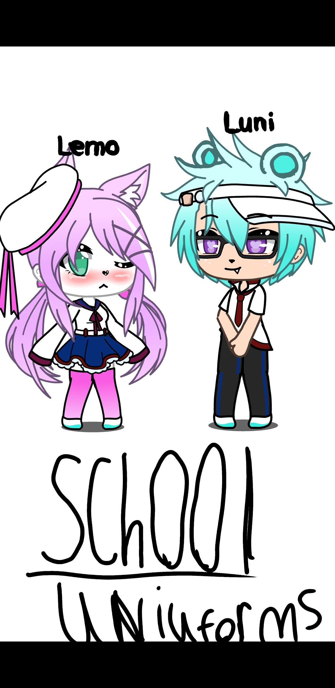 school uniforms - ibisPaint