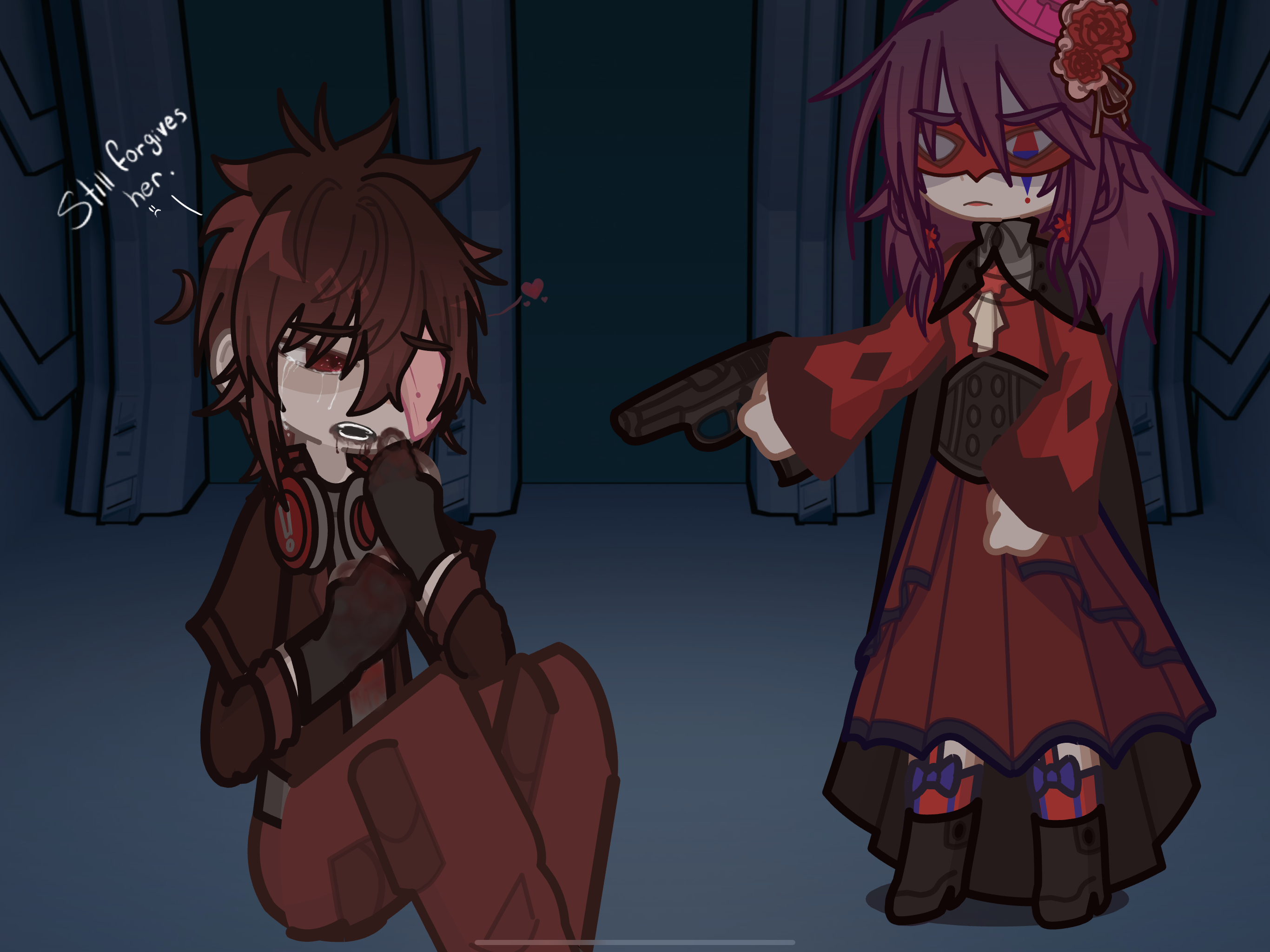 Silly little GL2 art 🫶 (TW BLOOD) - ibisPaint