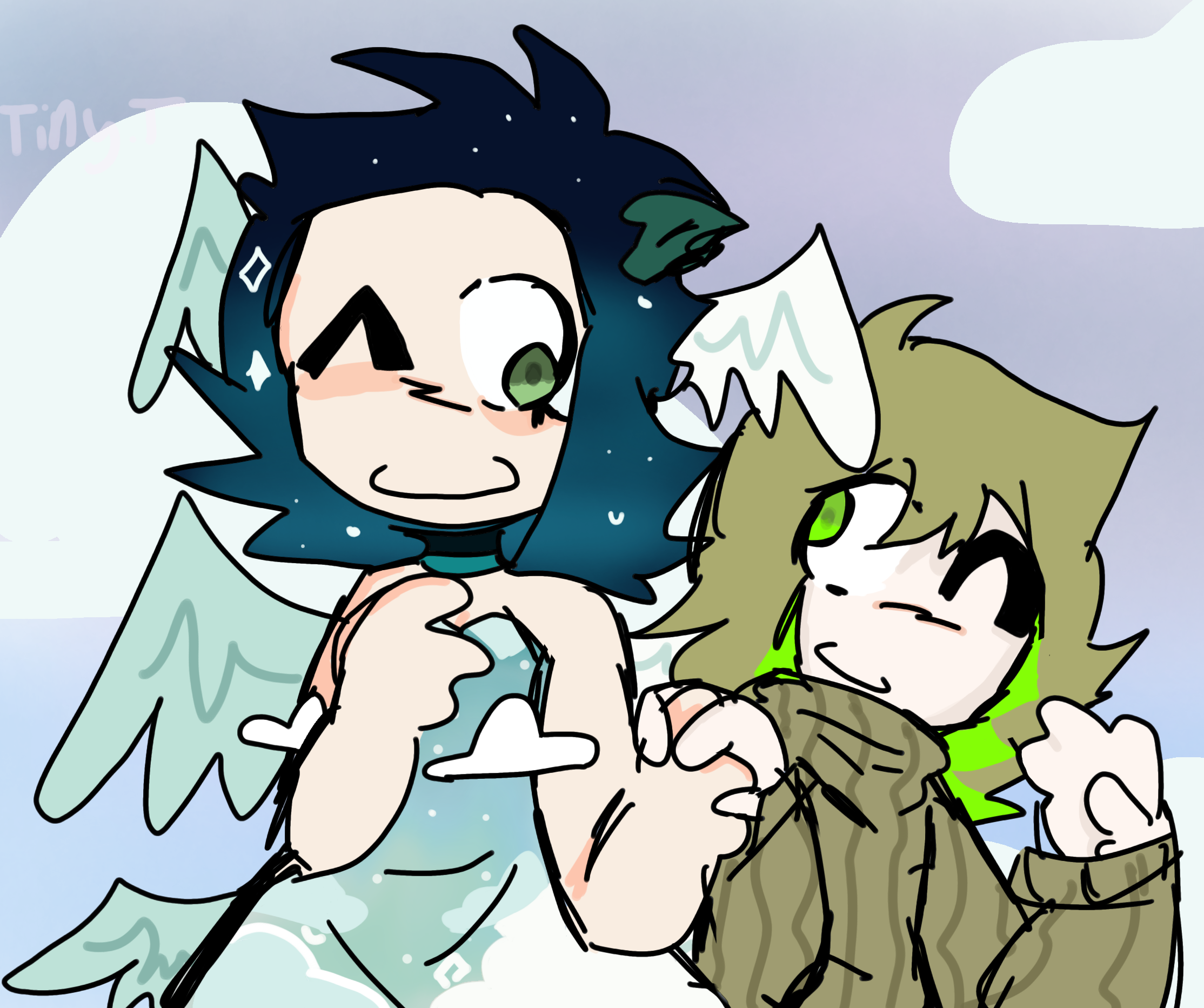 the two sillies - ibisPaint