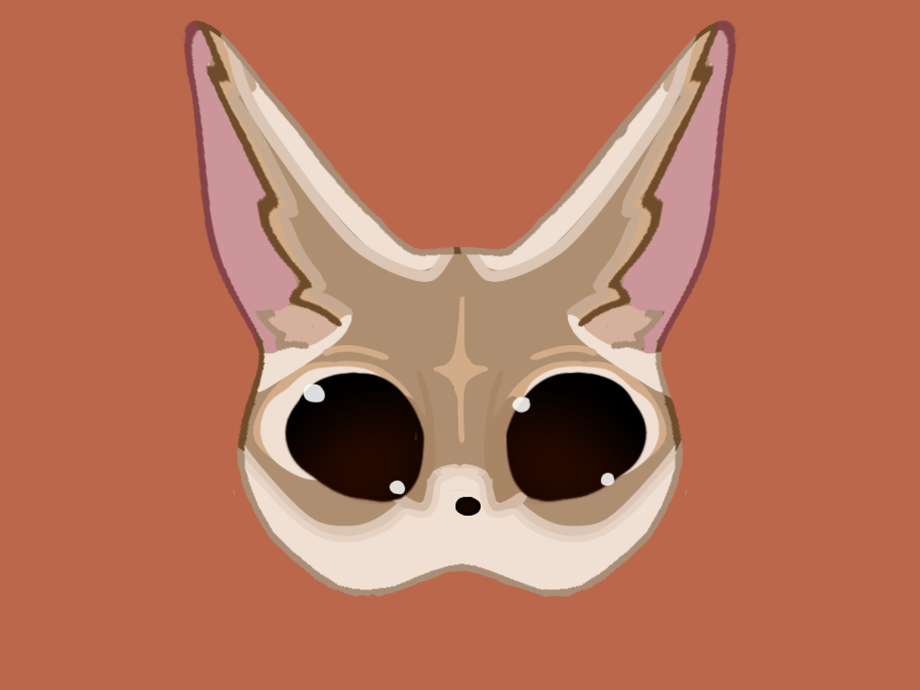 fennec fox mask - ibisPaint