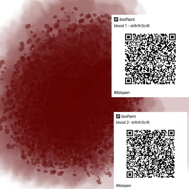 Blood brushes - ibisPaint