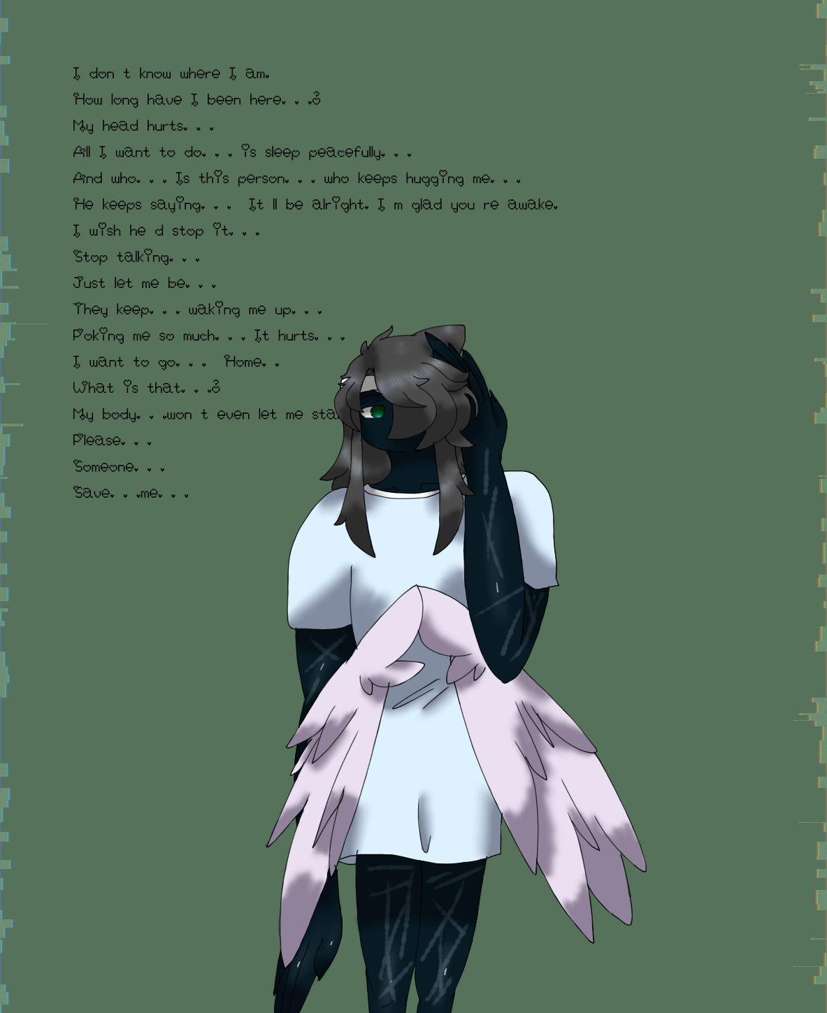 A child’s incoherent, damaged mind … - ibisPaint