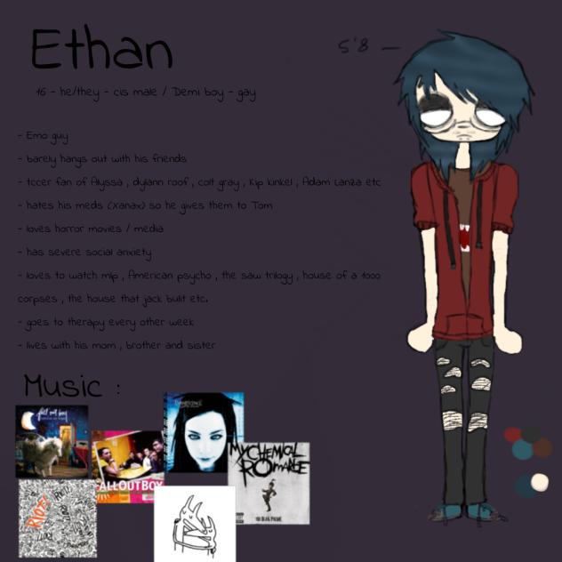 Ethan reference sheet - ibisPaint