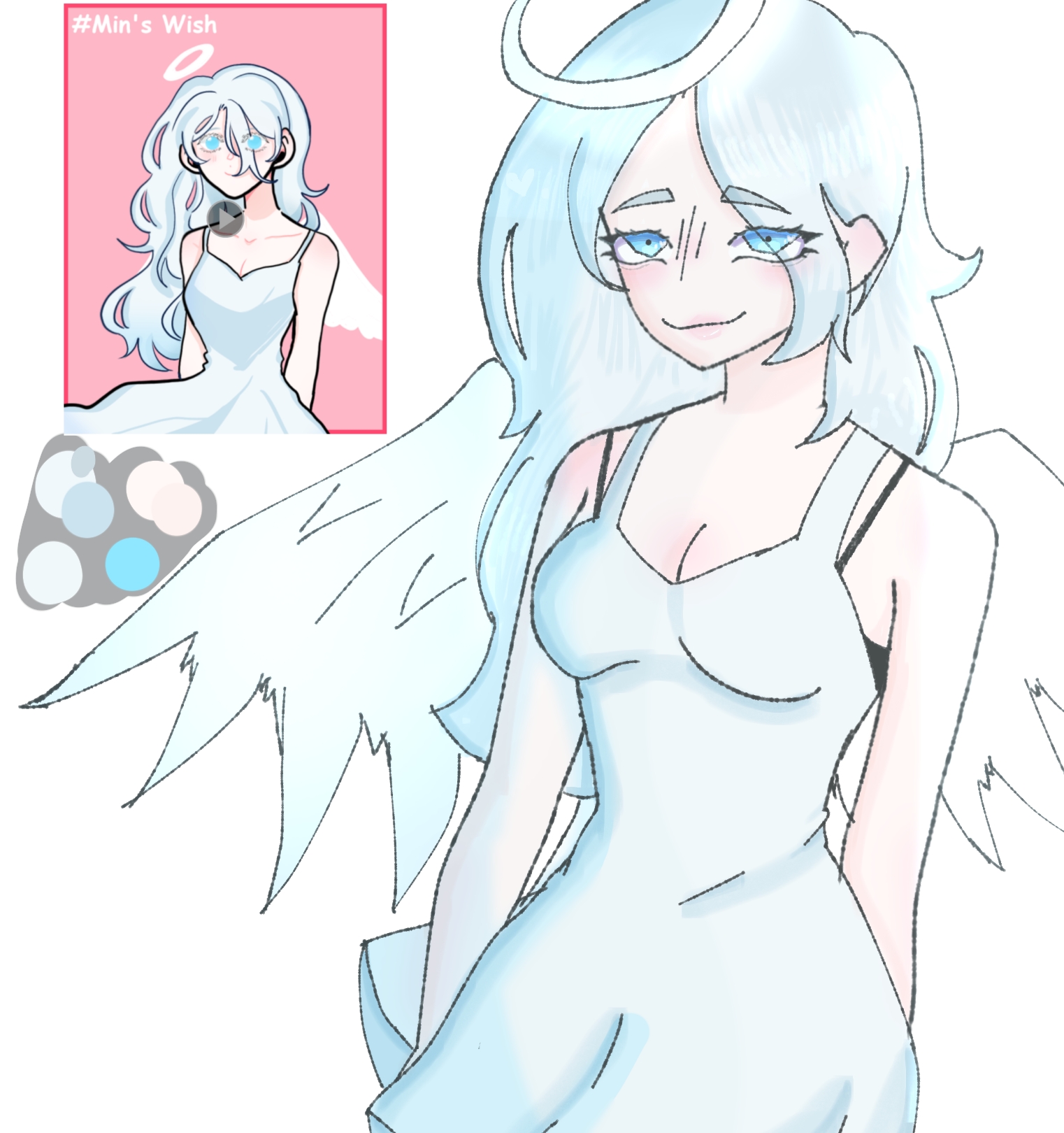 Fanart of Min's Wish - ibisPaint