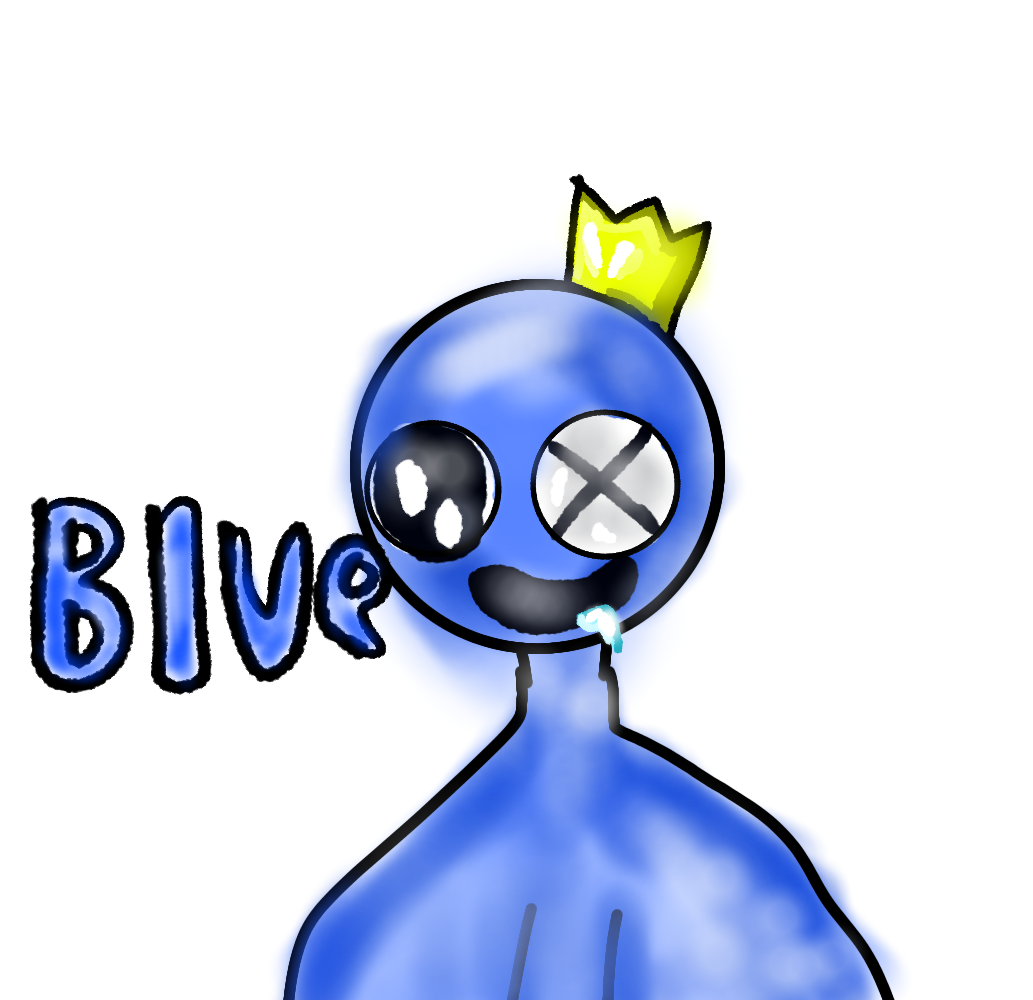blue rainbow friend art 😵‍💫 - ibisPaint