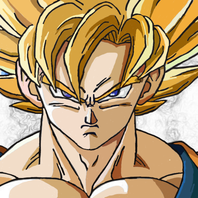 goku super saiyan 3 - ibisPaint