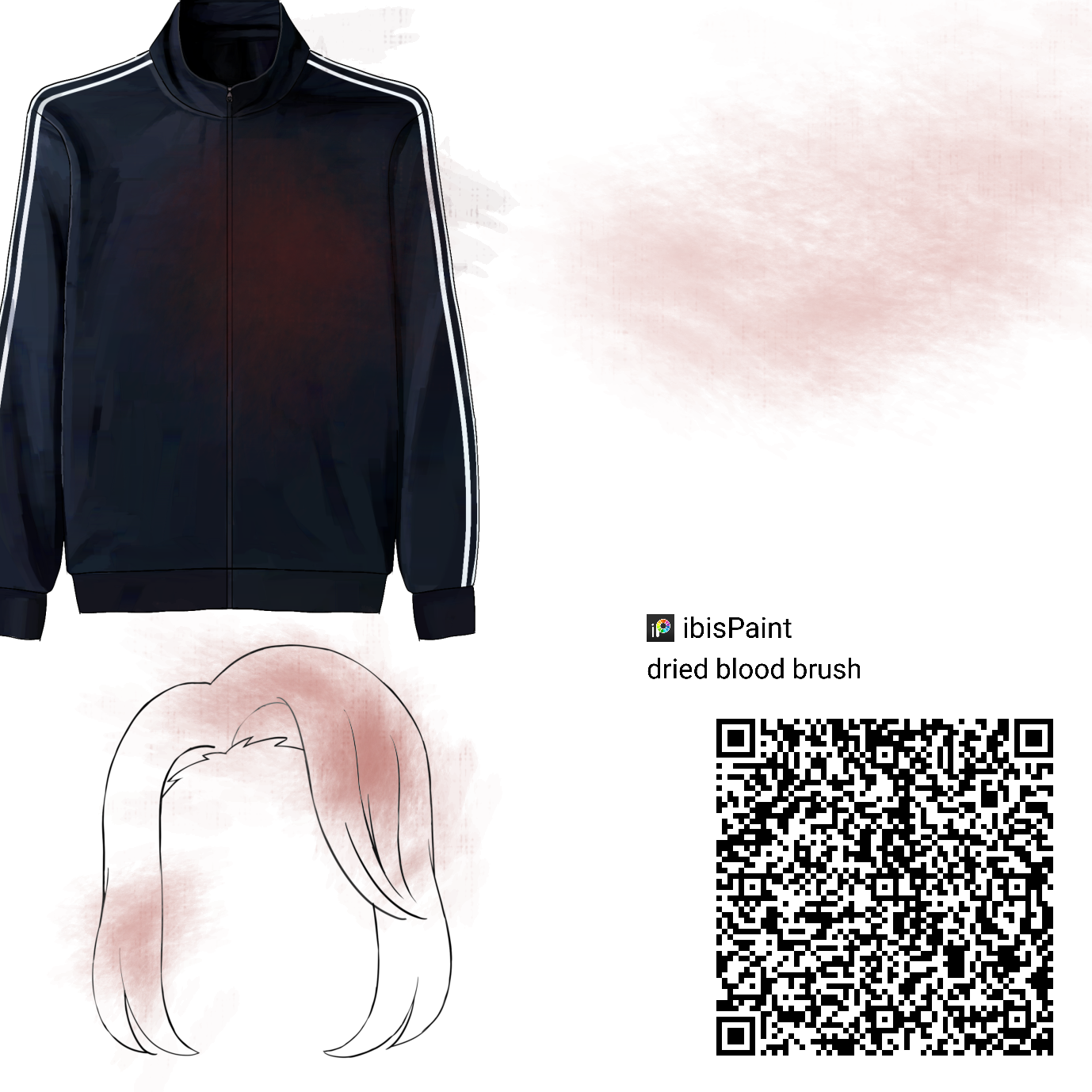 dried blood brush - ibisPaint