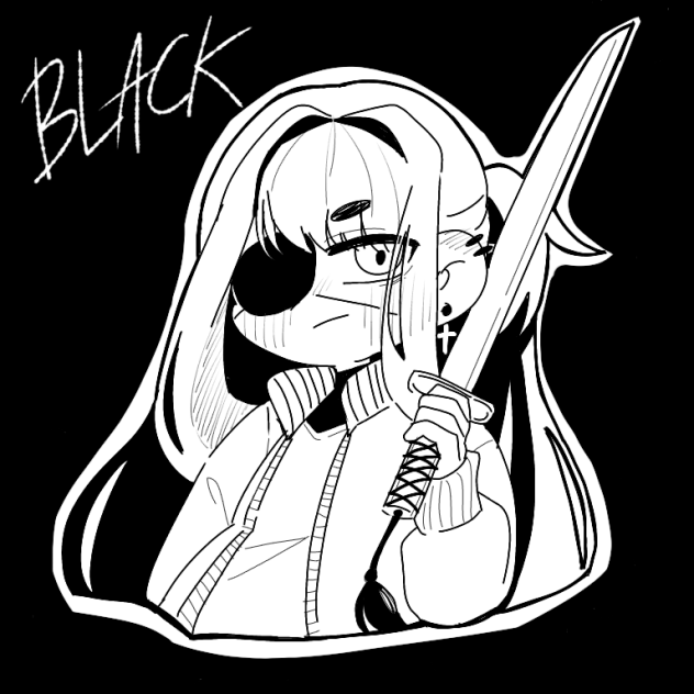 BLACK. - ibisPaint