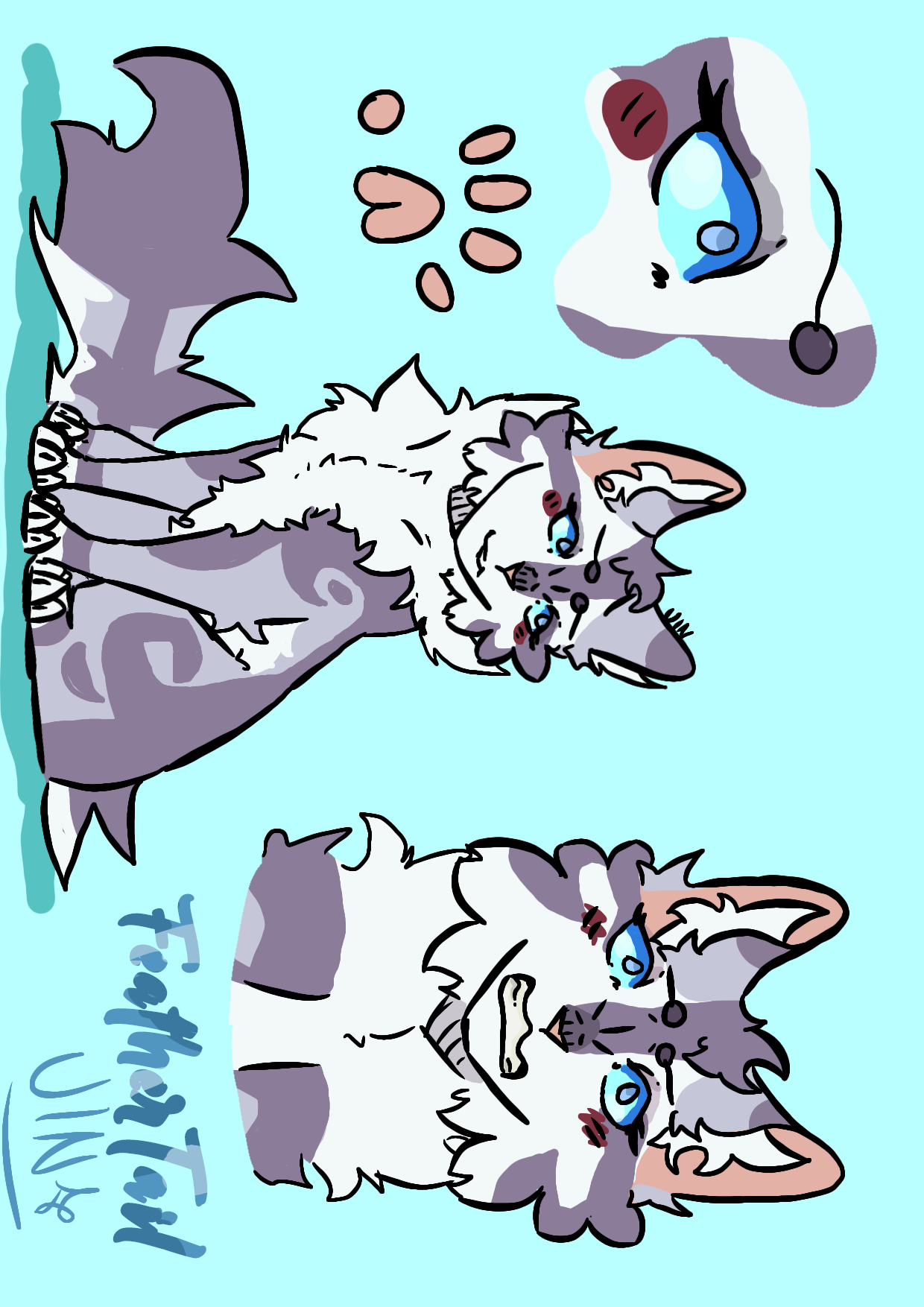 FeatherTail character ref - ibisPaint