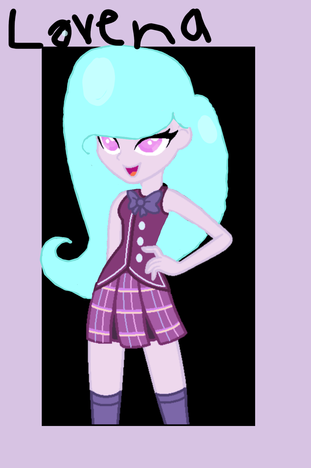 Mi oc Flower Blue versión eg - ibisPaint